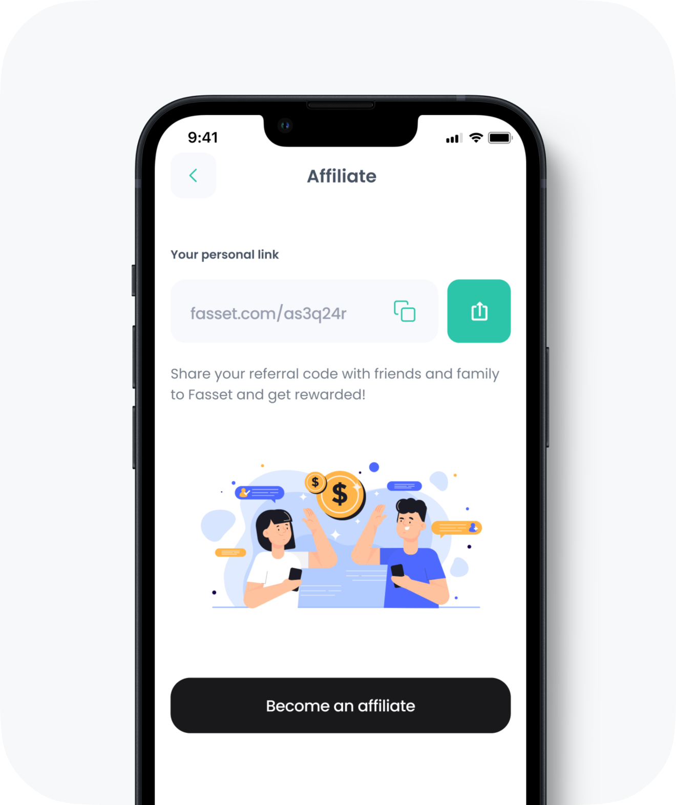 Fasset Affiliate Program - Become a Fasset Ambassador